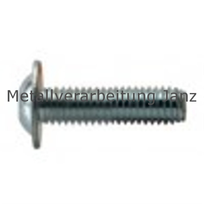 Linsen-Flanschschrauben mit Torx ähnl. ISO 7380-2 M4x8 Edelstahl A2 - 2 ... Linsen-Flanschschrauben mit Torx ähnl. ISO 7380-2 M4x8 Edelstahl A2 - 2 ...